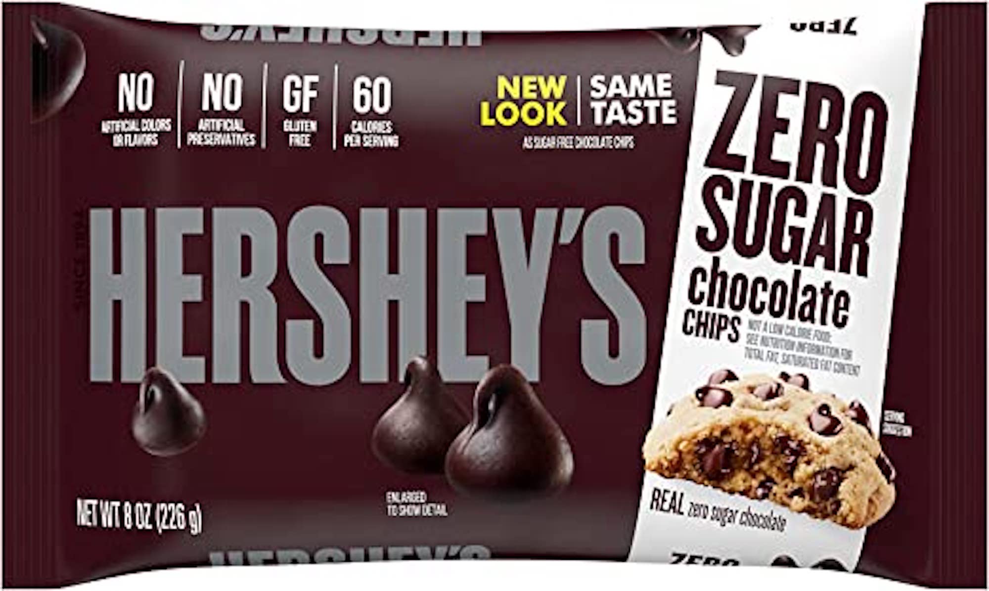 Hersheys Zero Sugar Chocolate Chips 226 G Candy Store