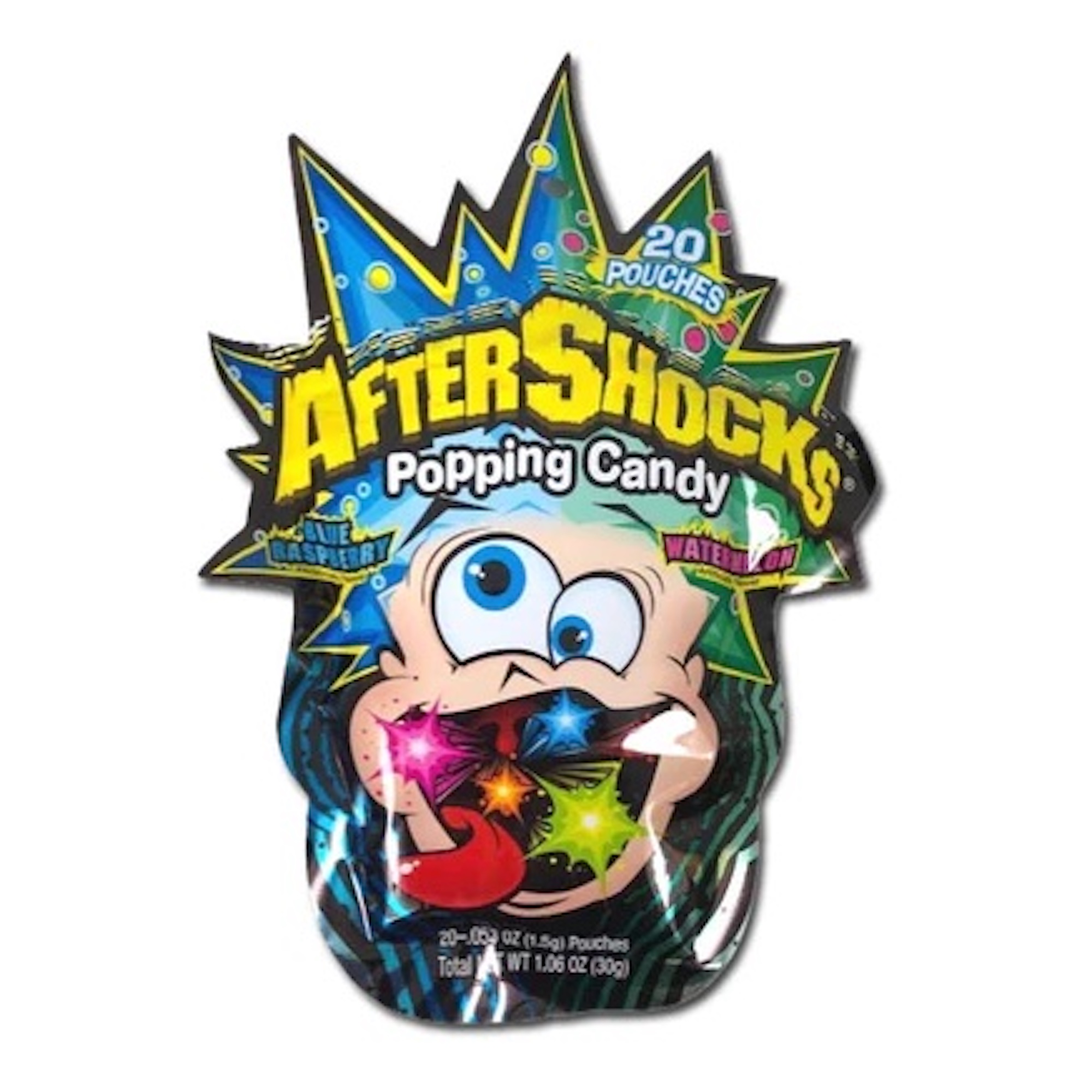 Aftershocks Blue Raspberry And Watermelon 30 G Candy Store