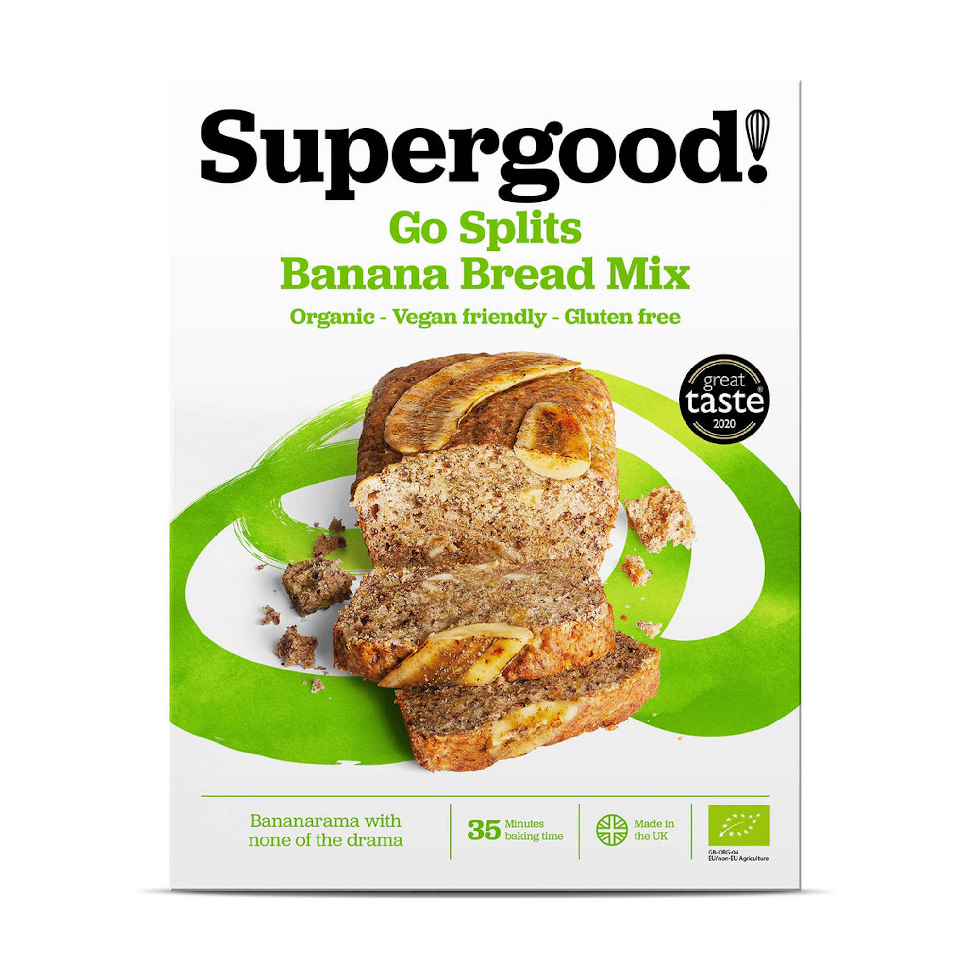 Supergood Go Splits Banana Bread Mix 250 g | Candy Store