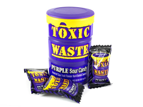 Toxic Waste Purple Drum 42 g | Candy Store