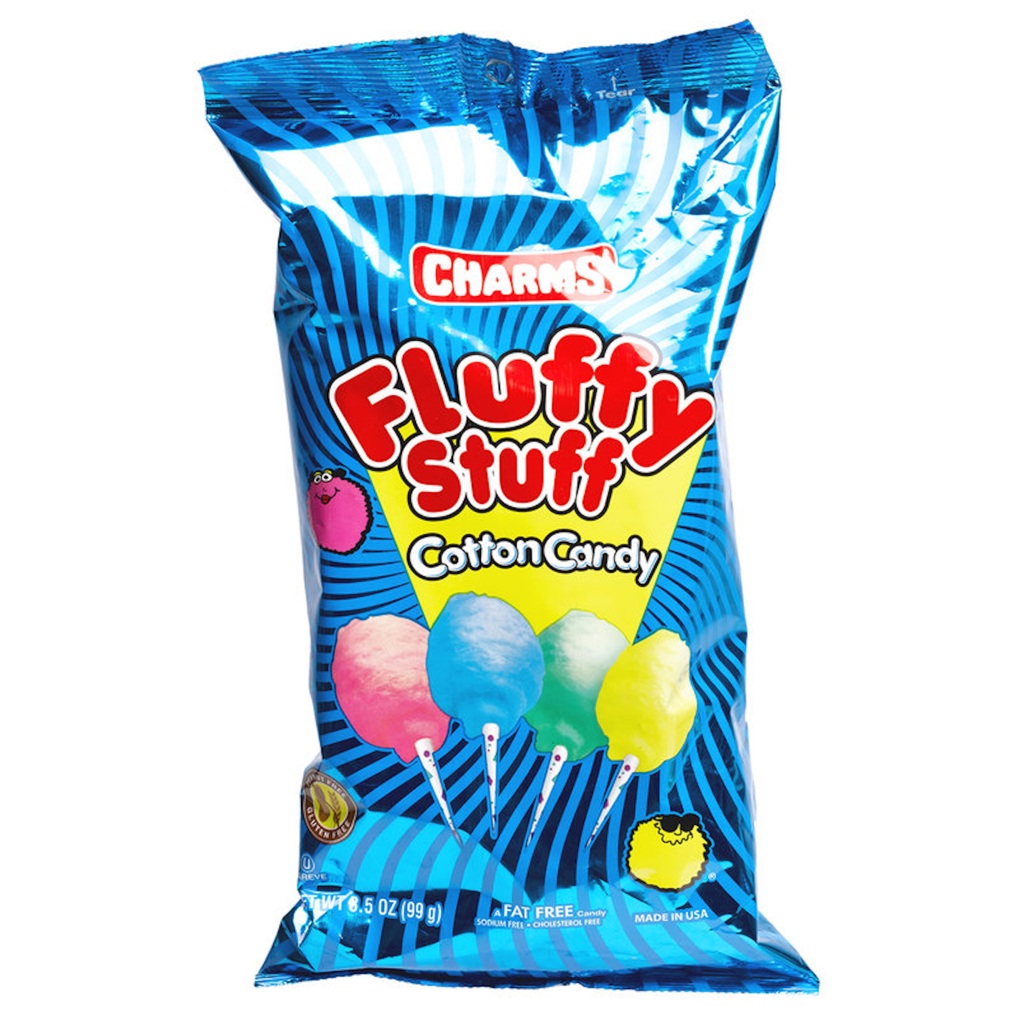 Charms Fluffy Stuff Cotton Candy 99 g | Candy Store