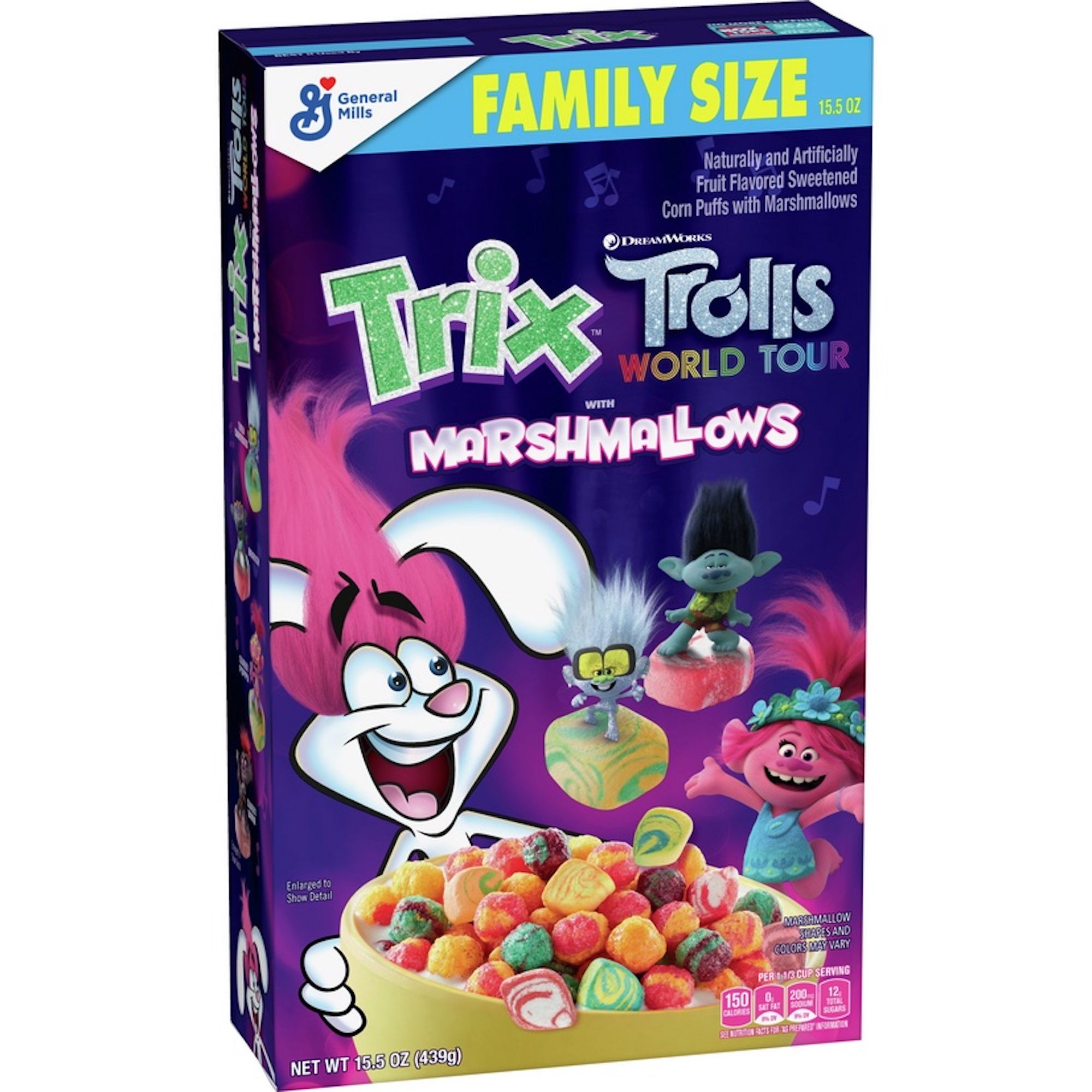 Trix Trolls World Show with Marshmallows 439 g | Candy Store