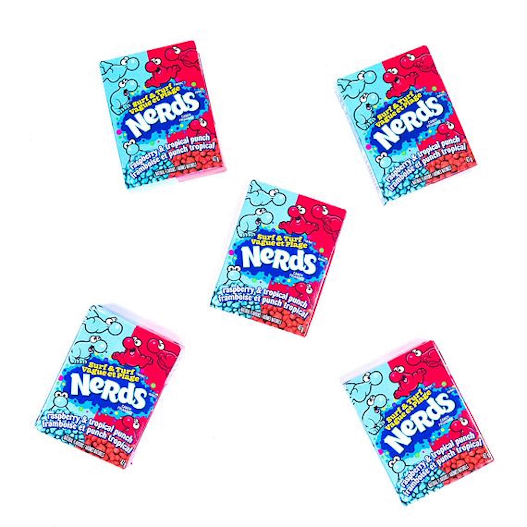 Nerds Tropical Punch & Raspberry 5 x 47 g - Special Offer | Candy Store