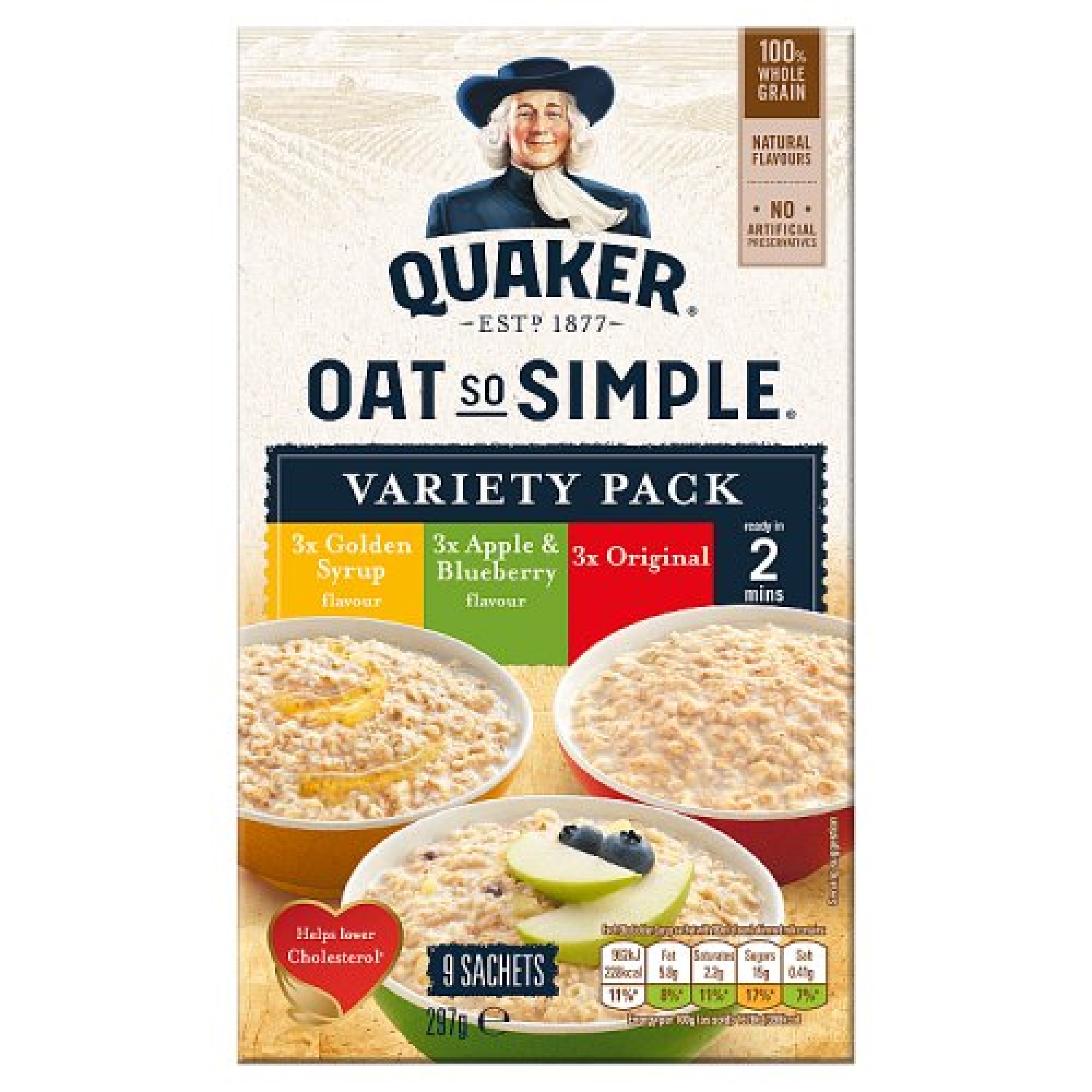 Quaker Oats So Simple Variety Pack 297 g | Candy Store